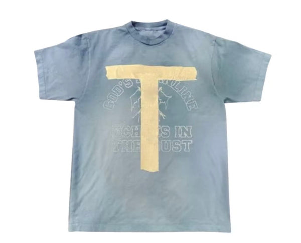 Size L Travis Scott Coachella 2025 Tee “Blue” – Direct Kicks