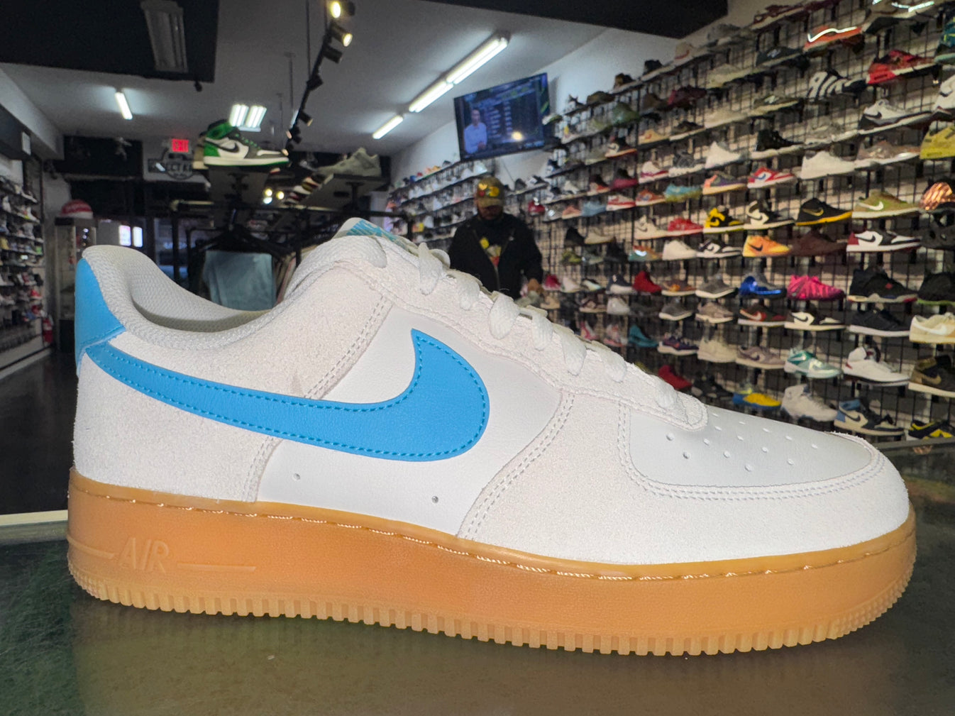 Size 10 Air Force 1 "Baltic Blue" Brand New – Direct Kicks